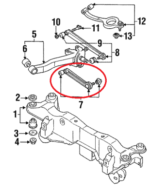 3000gt/Stealth FWD rear Lower Control Arms - Volk Metal Craft